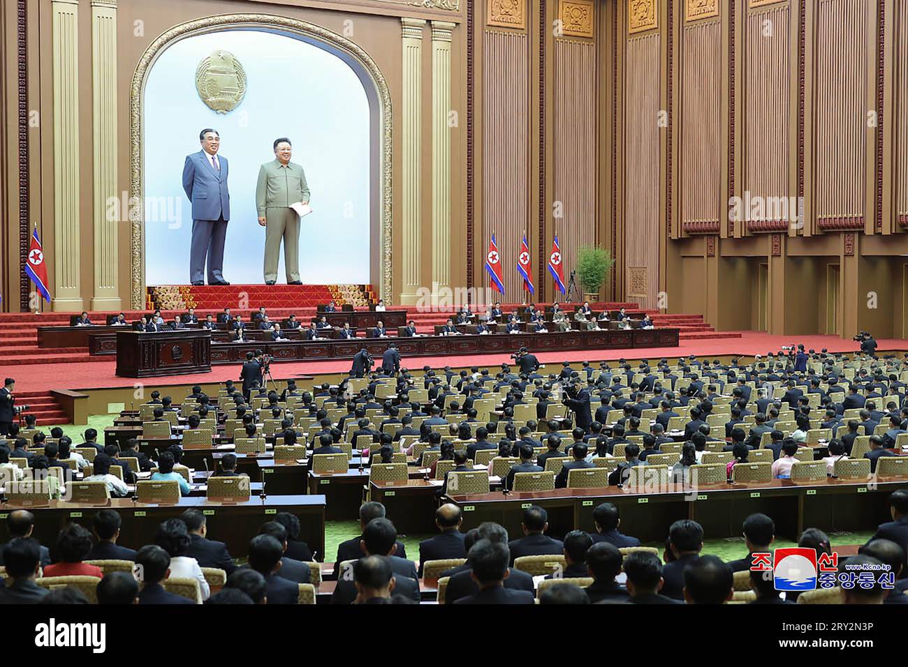 Pyongyang, North Korea. 28th Sep, 2023. An Image provided by the North ...