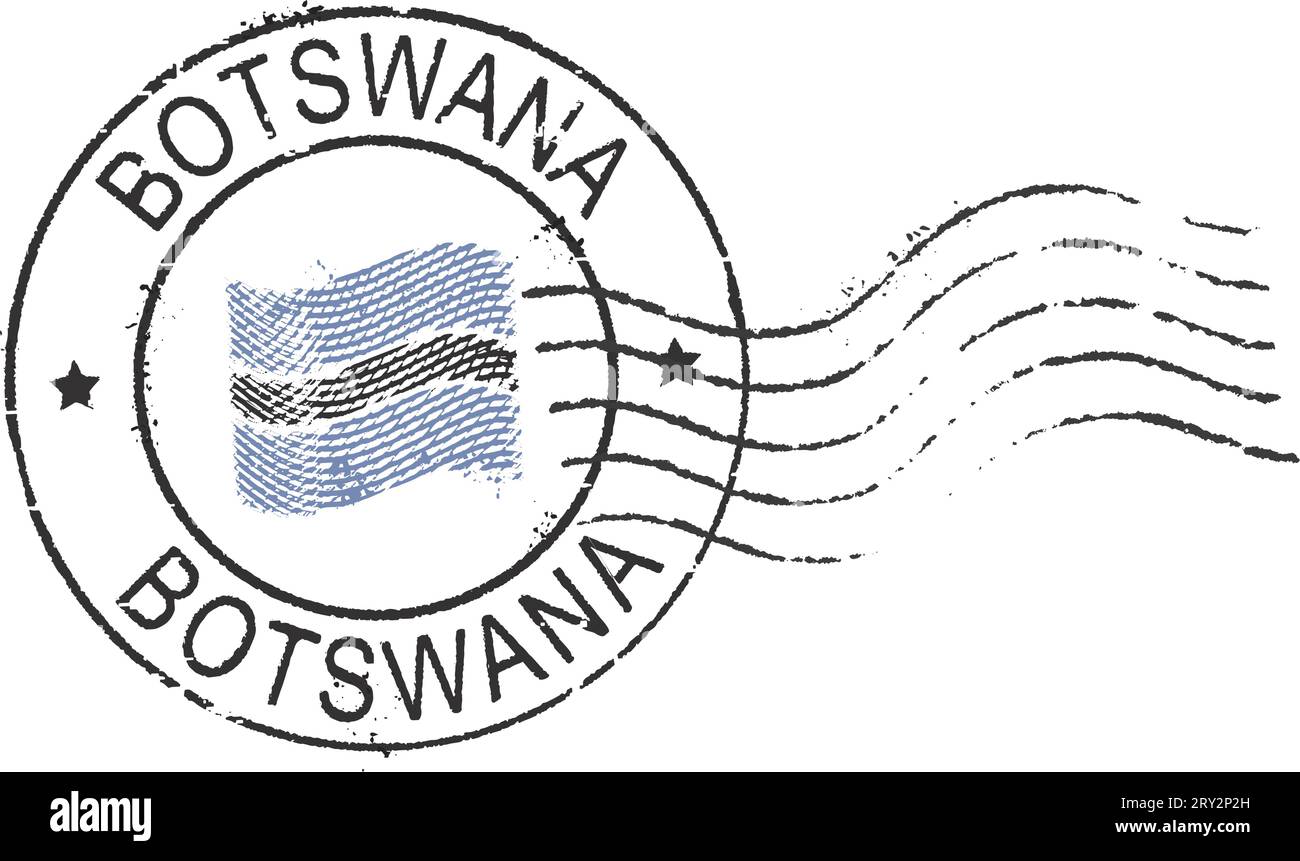 Botswana postage stamp Stock Vector Images - Alamy