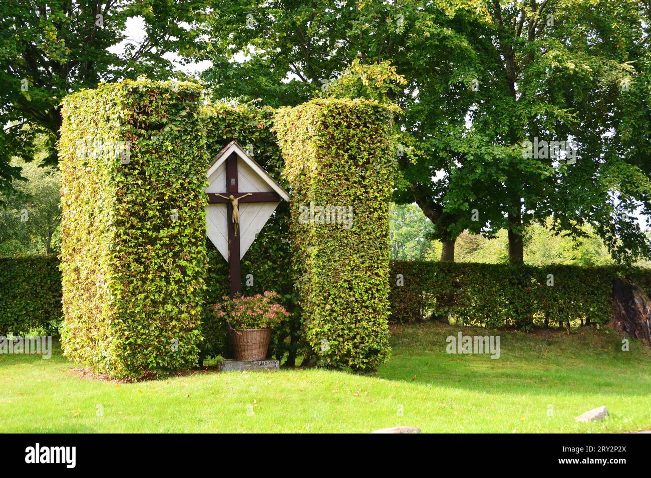 Typical crosses and crucifixes in the Eifel, Germany Stock Photo - Alamy