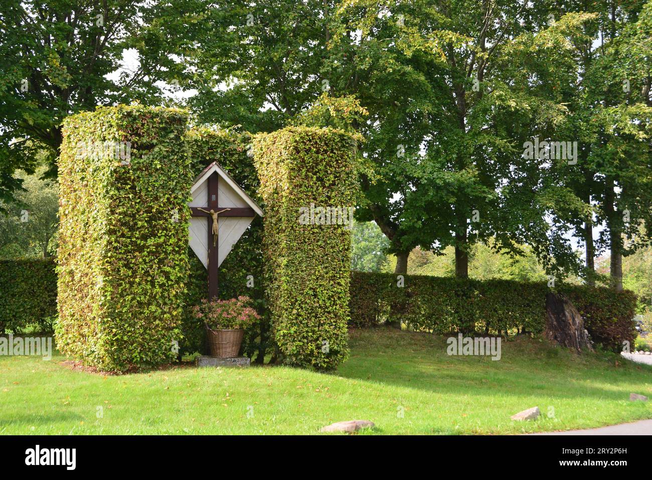 Typical crosses and crucifixes in the Eifel, Germany Stock Photo - Alamy