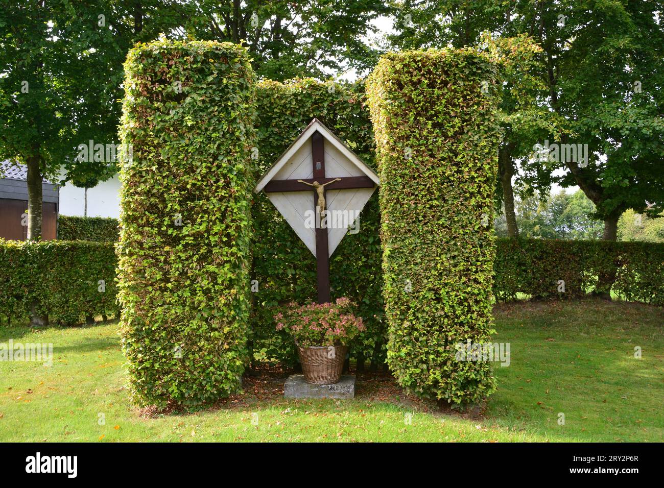 Typical crosses and crucifixes in the Eifel, Germany Stock Photo - Alamy
