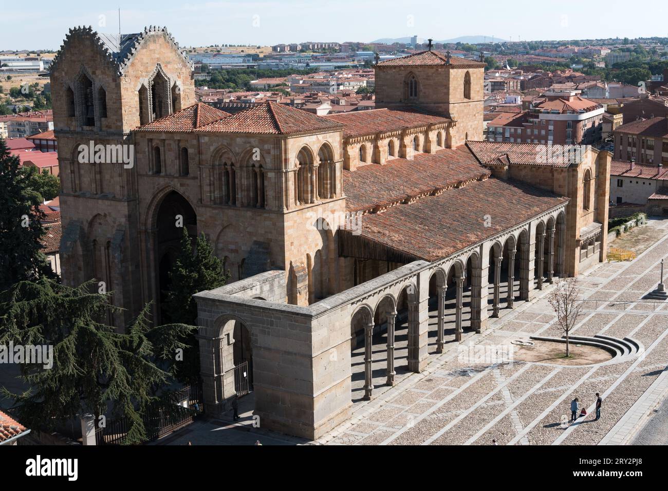 church of avila, spain Stock Photo - Alamy