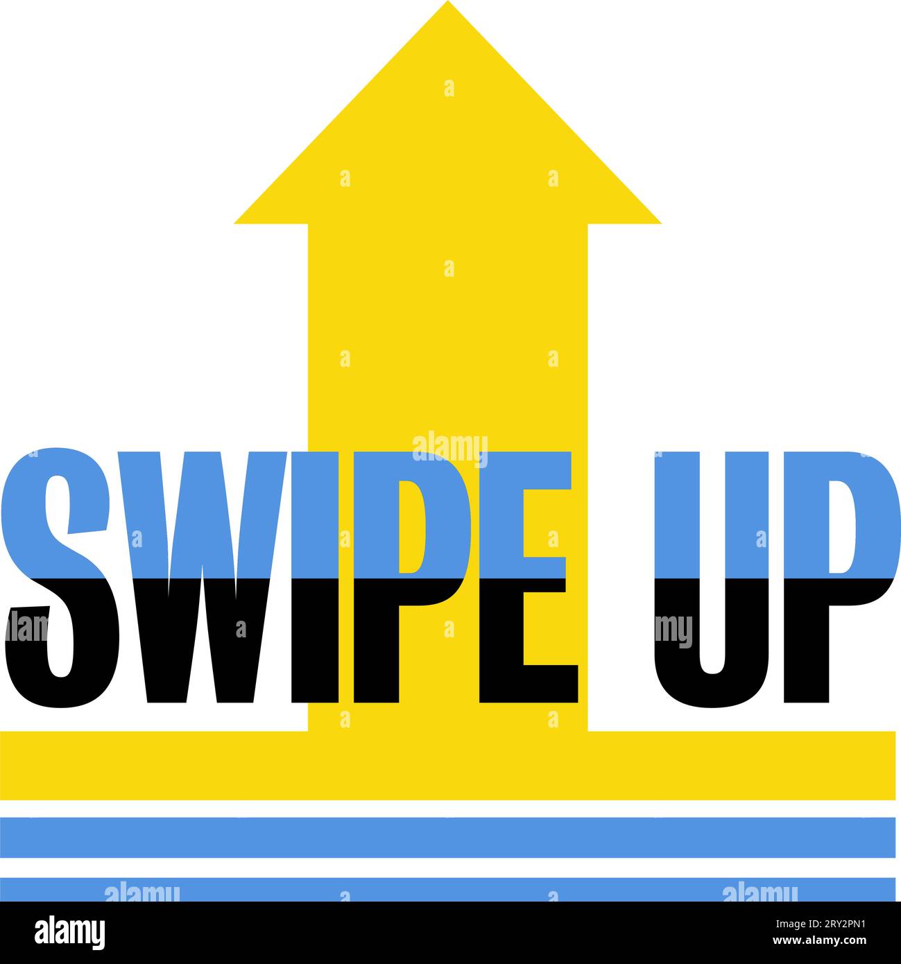 Swipe up social media story post button hi-res stock photography and ...
