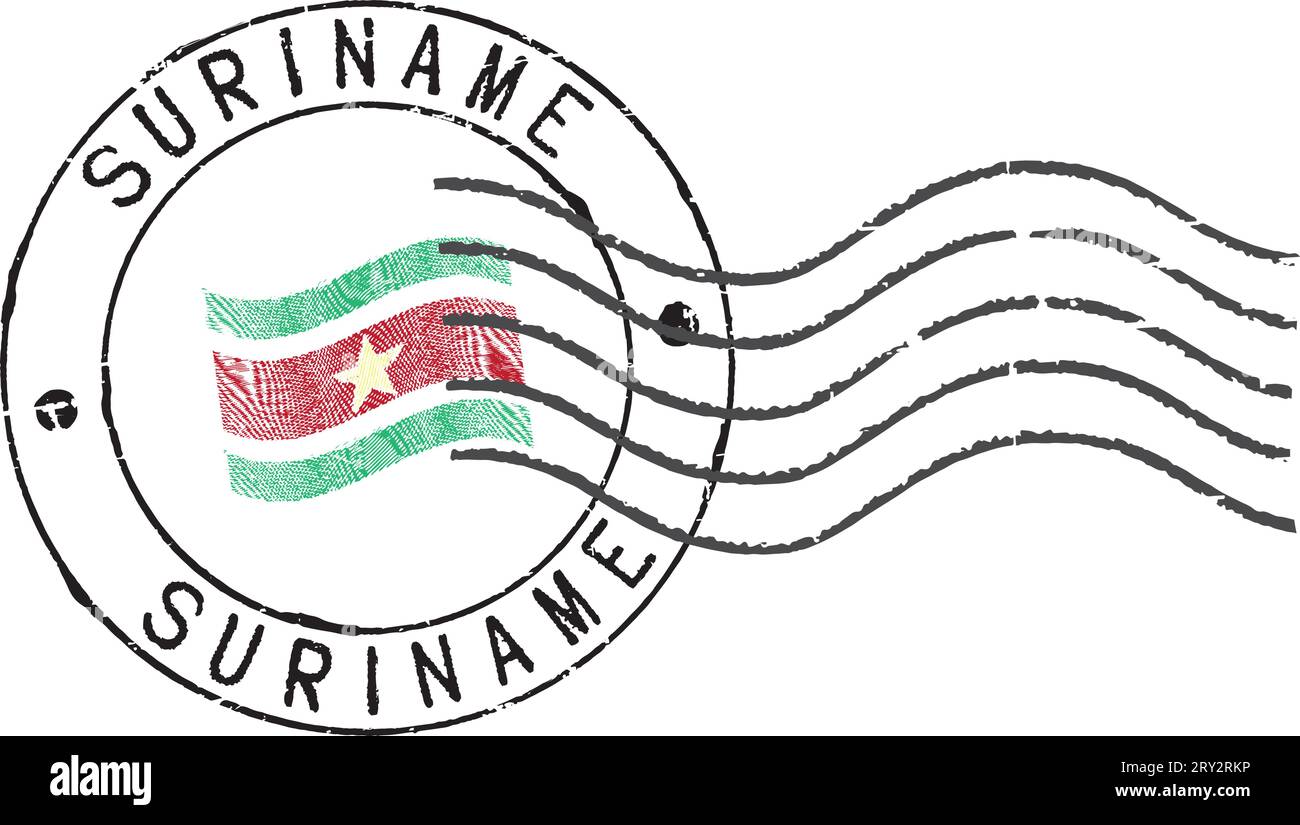 Suriname postage stamp Stock Vector Images - Alamy