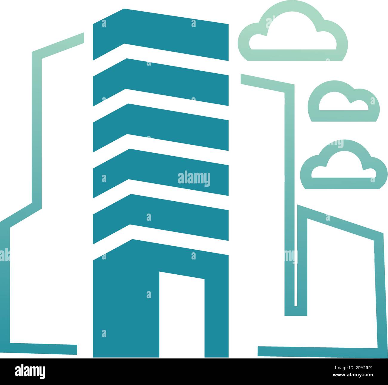 Business center or skyscrapers with apartments Stock Vector Image & Art ...