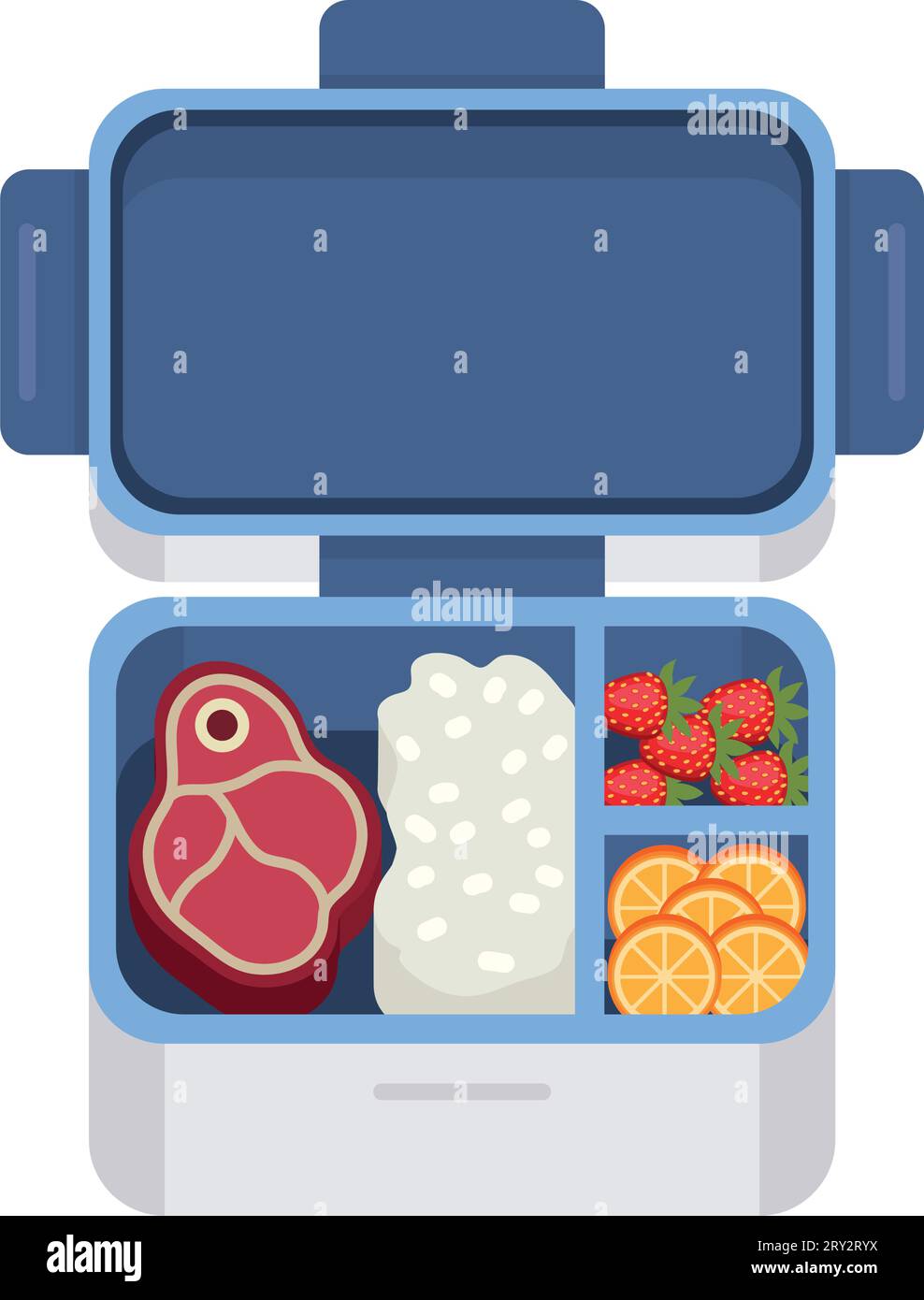 lunch box illustration Stock Vector Image & Art - Alamy