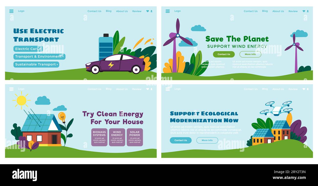 Sustainable development online Stock Vector Images - Alamy