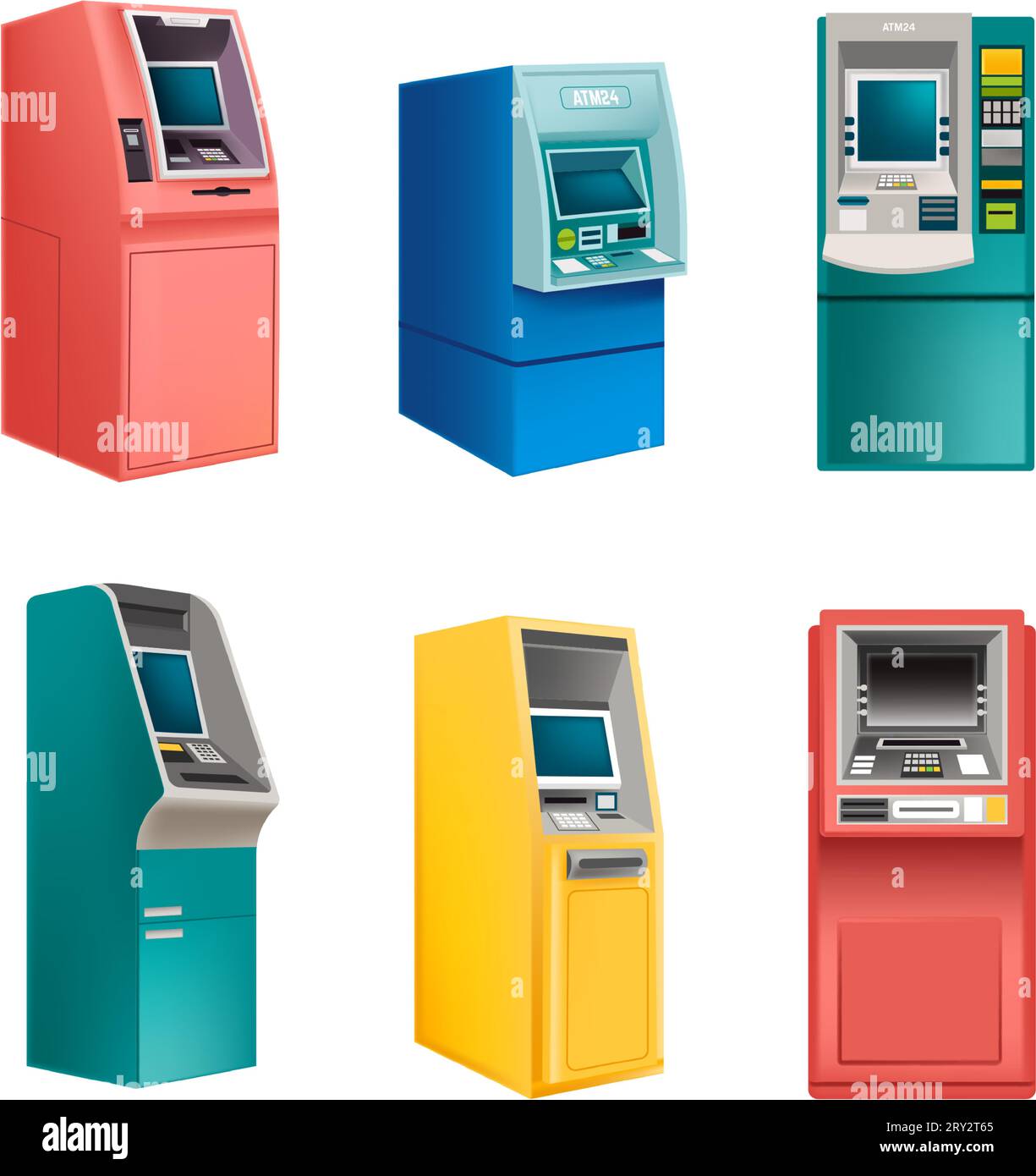 ATMs automated teller machines variety vector Stock Vector Image & Art ... ATMs automated teller machines variety vector Stock Vector Image & Art ...