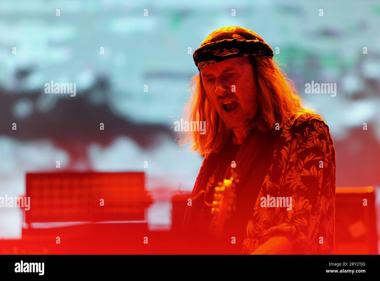 Chris von Rohr. Konzert der schweizerischen Hard-Rock-Band Krokus am ...