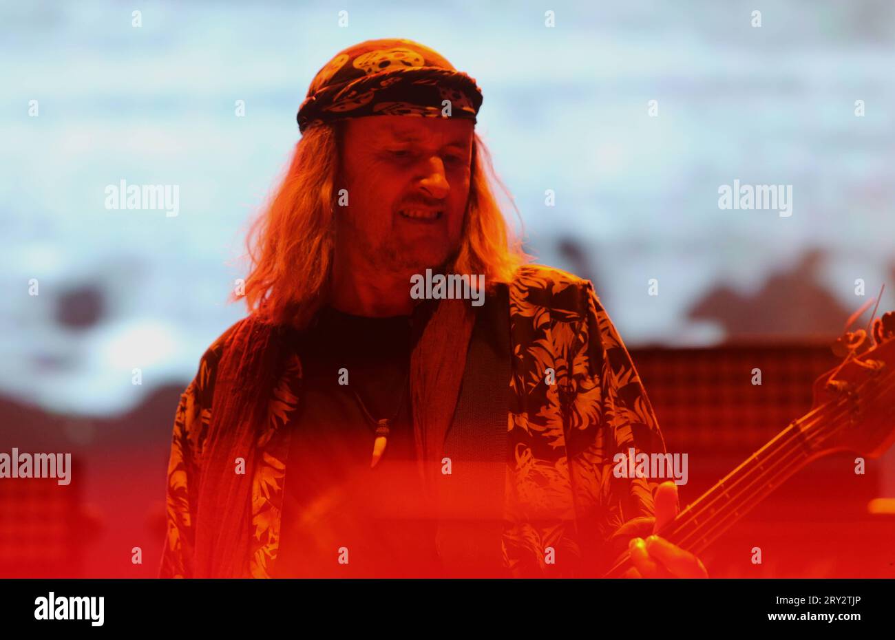 Chris von Rohr. Konzert der schweizerischen Hard-Rock-Band Krokus am ...