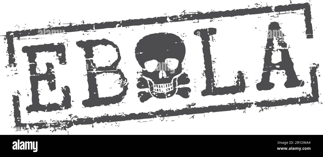 Outbreak stamp Black and White Stock Photos & Images - Alamy