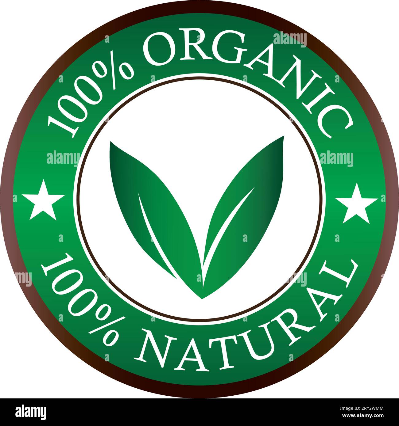 Bio label green badge Stock Vector Images - Alamy