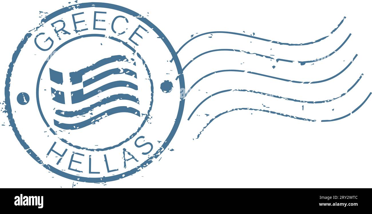 Greece postage stamp hi-res stock photography and images - Alamy