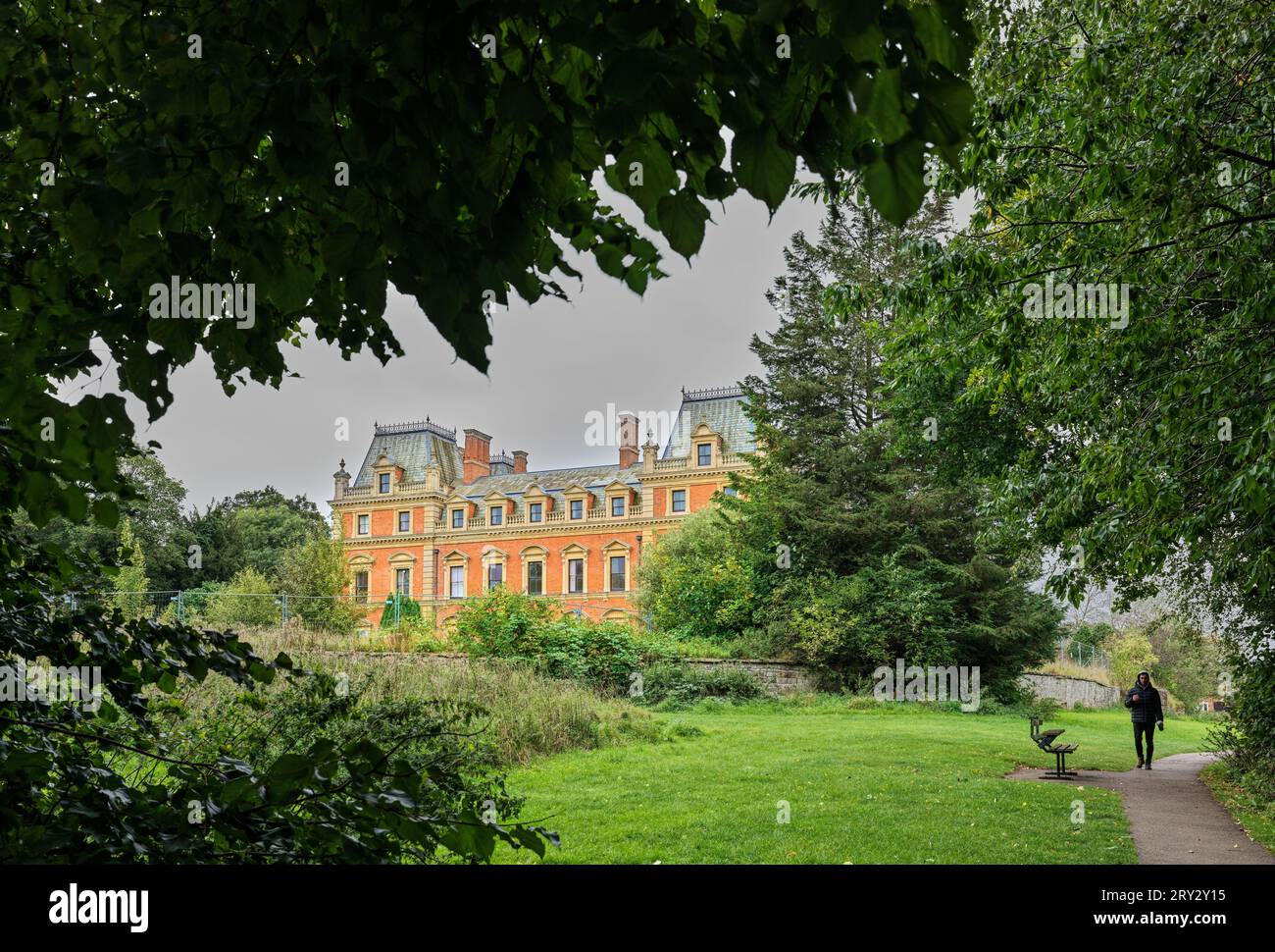 Mansion in the East Carlton Country Park by the Welland valley, Corby ...