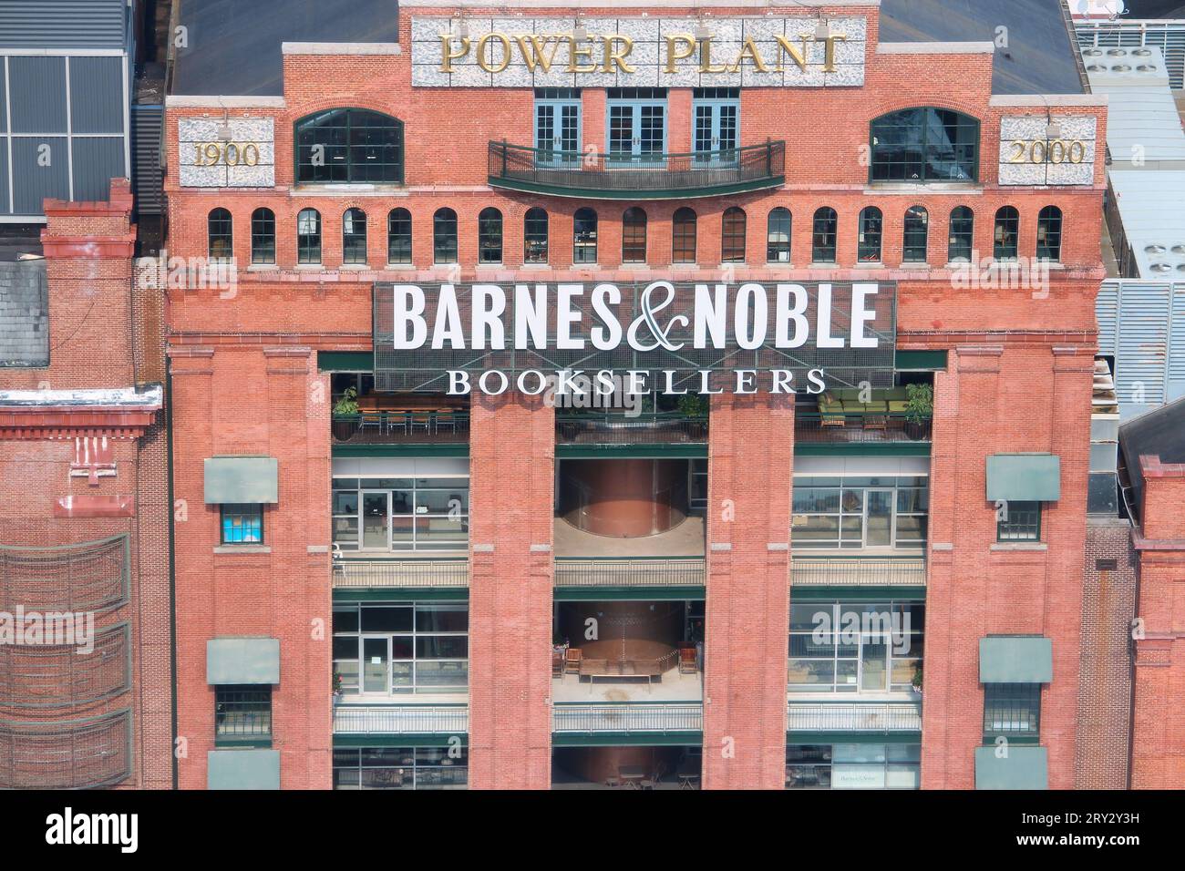 BALTIMORE, USA - JUNE 12, 2013: Barnes and Noble bookstore in former ...