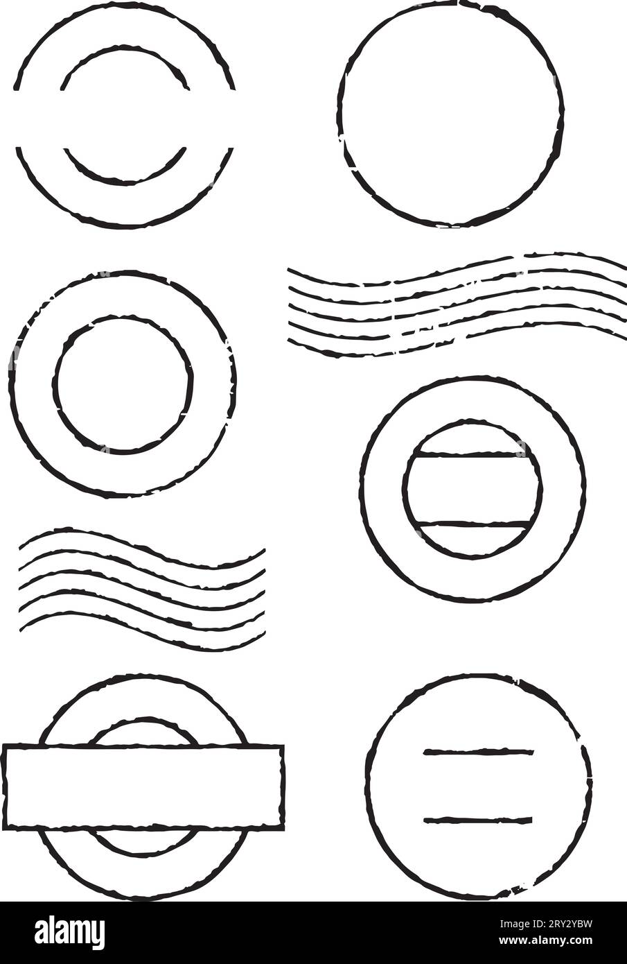 Passport stamps Black and White Stock Photos & Images - Alamy