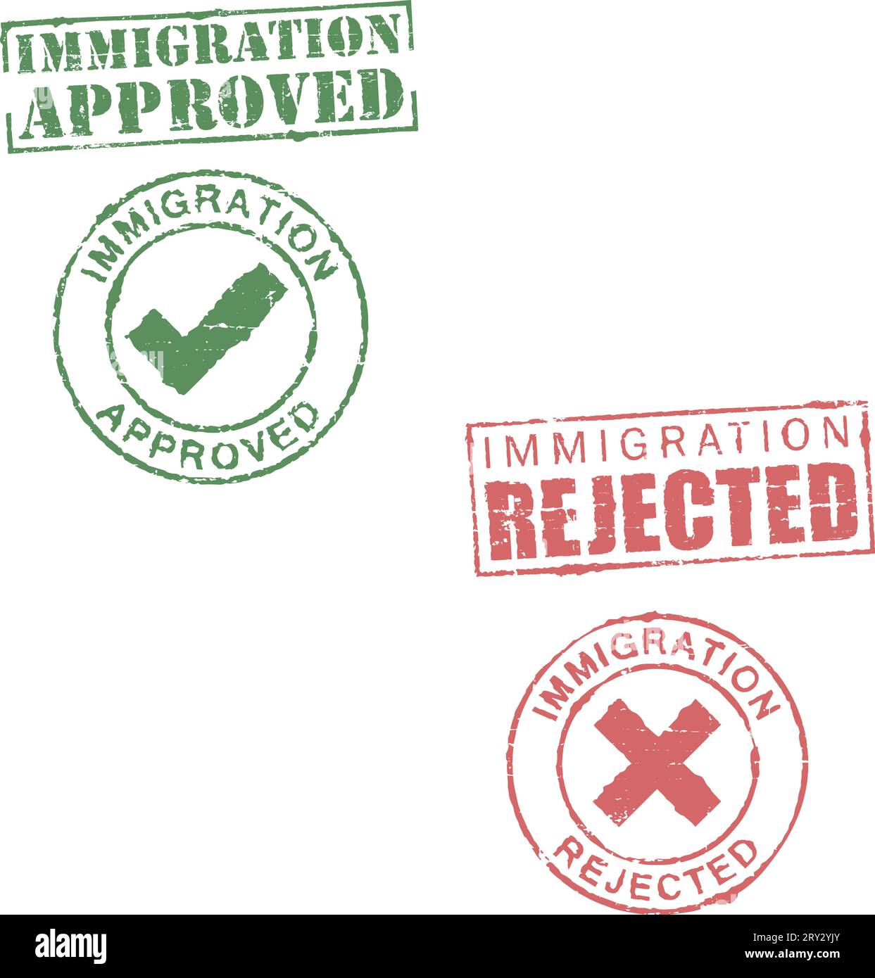 Approved rejected vector Cut Out Stock Images & Pictures - Alamy