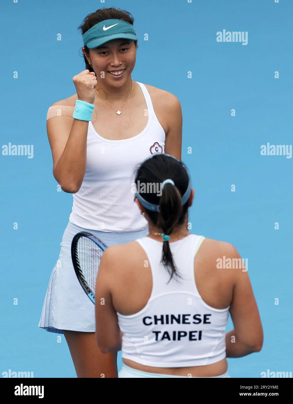 Hangzhou, China's Zhejiang Province. 28th Sep, 2023. Chan Hao-ching ...