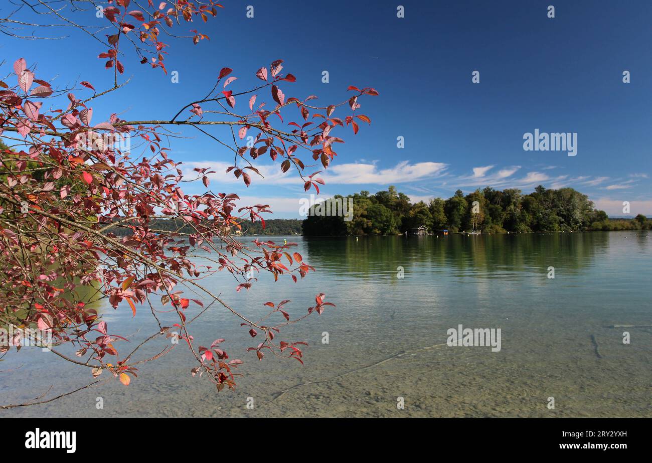 Feldafing, Bayern, Deutschland 28. September 2023: Ein Spätsommertag ...