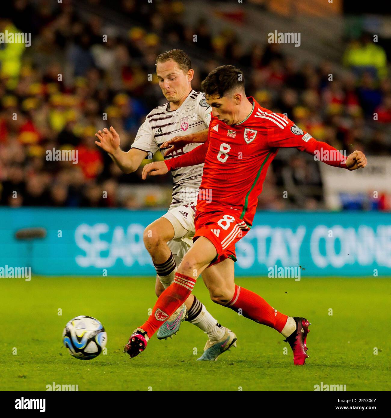 Cardiff, Wales - 28 March 2023: Wales' Harry Wilson during the Group D ...