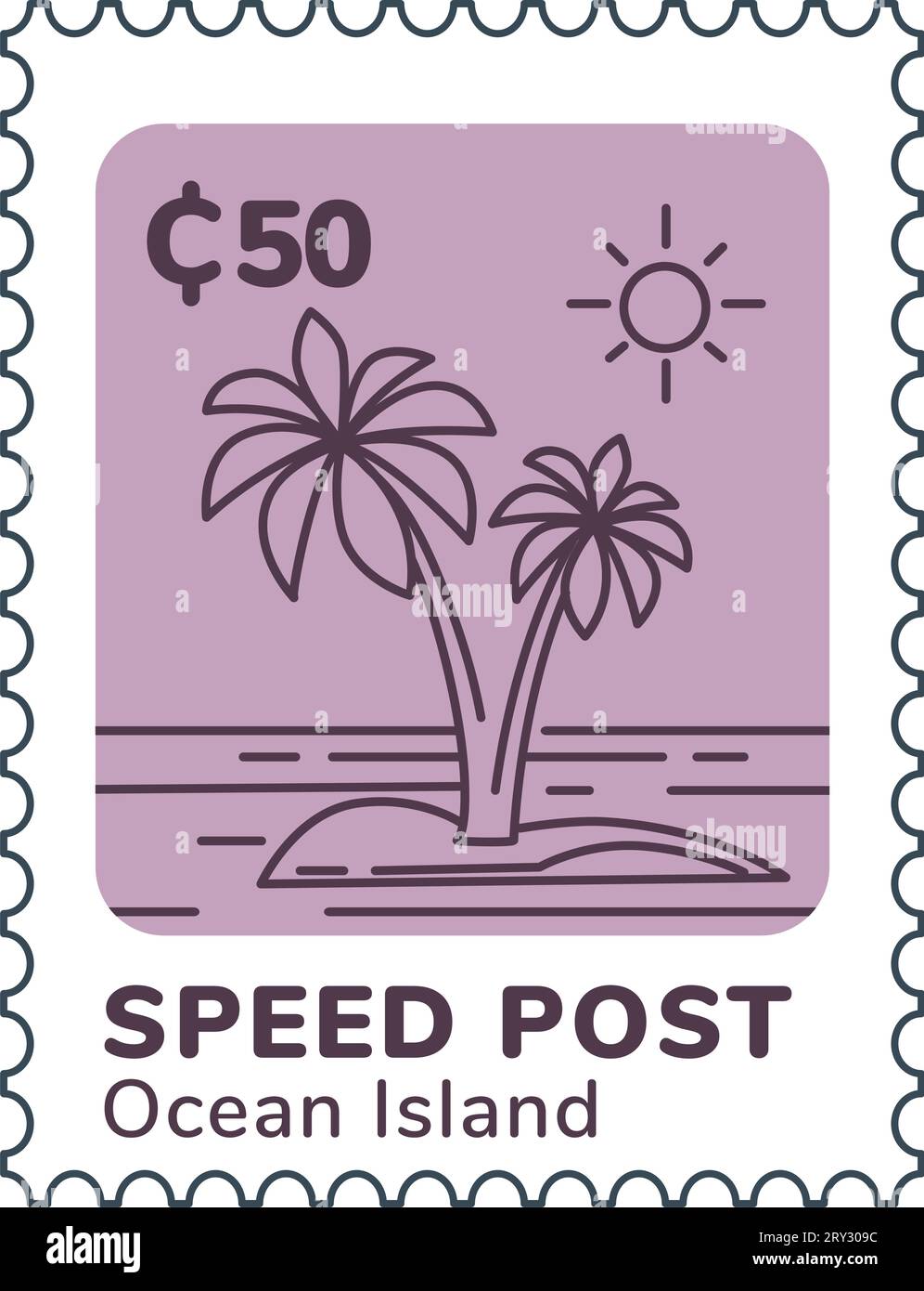 The island express Stock Vector Images - Alamy