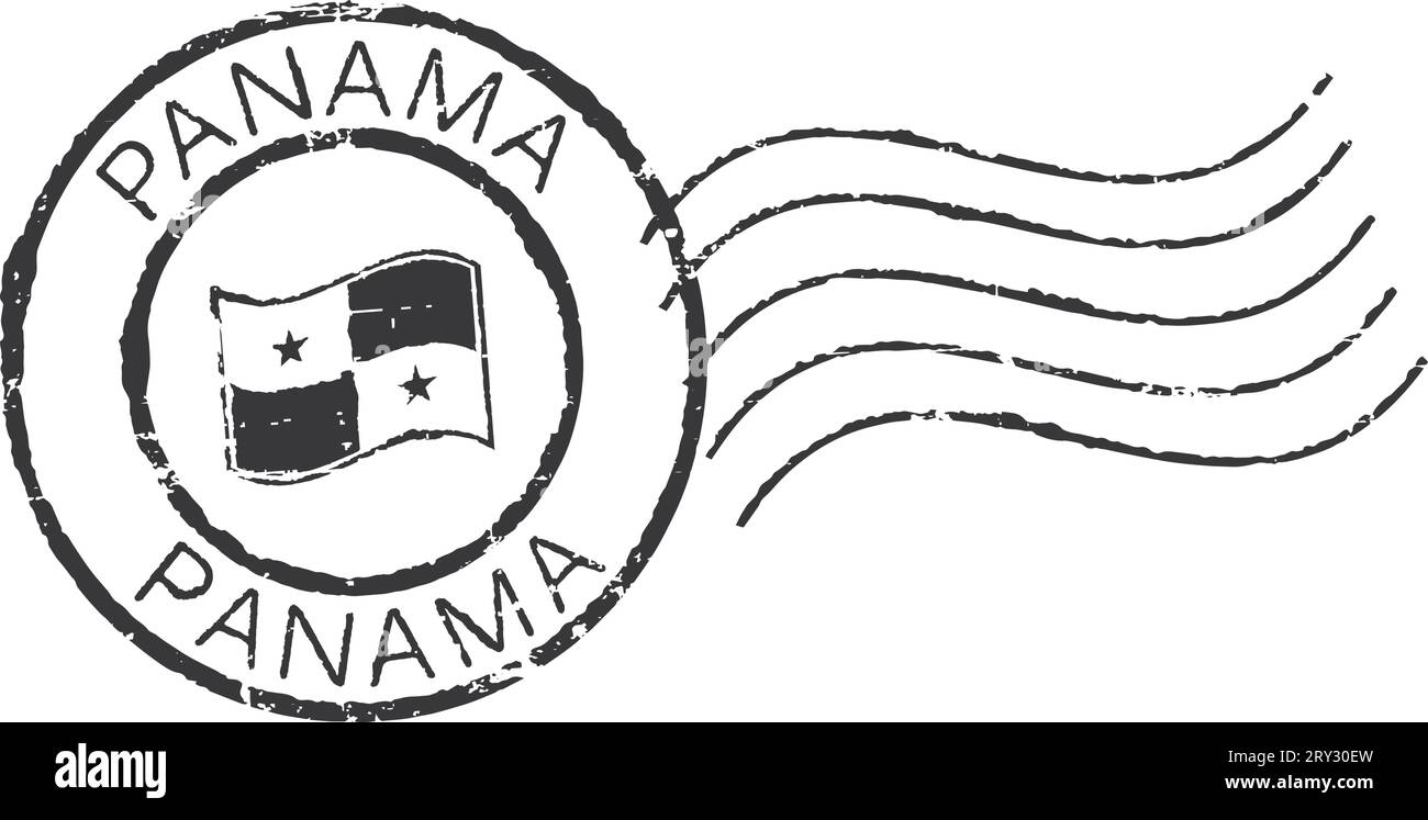 Sello Postal Clipart Blanco Y Negro