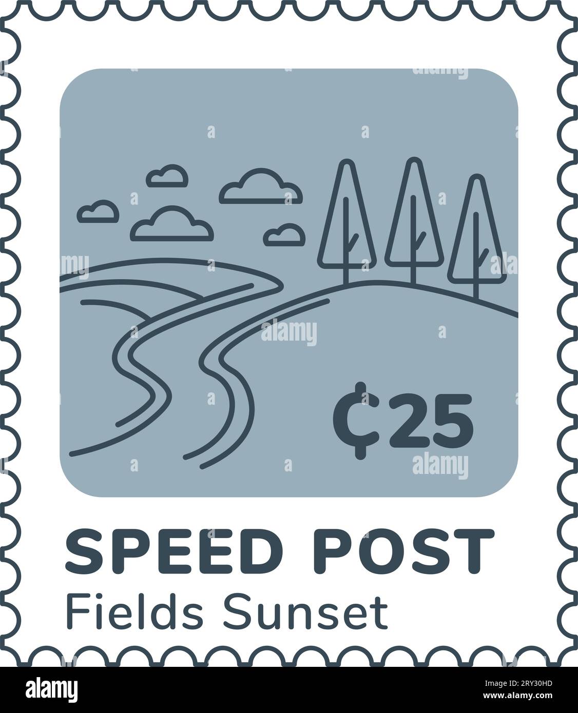 Fields mark Cut Out Stock Images & Pictures - Alamy