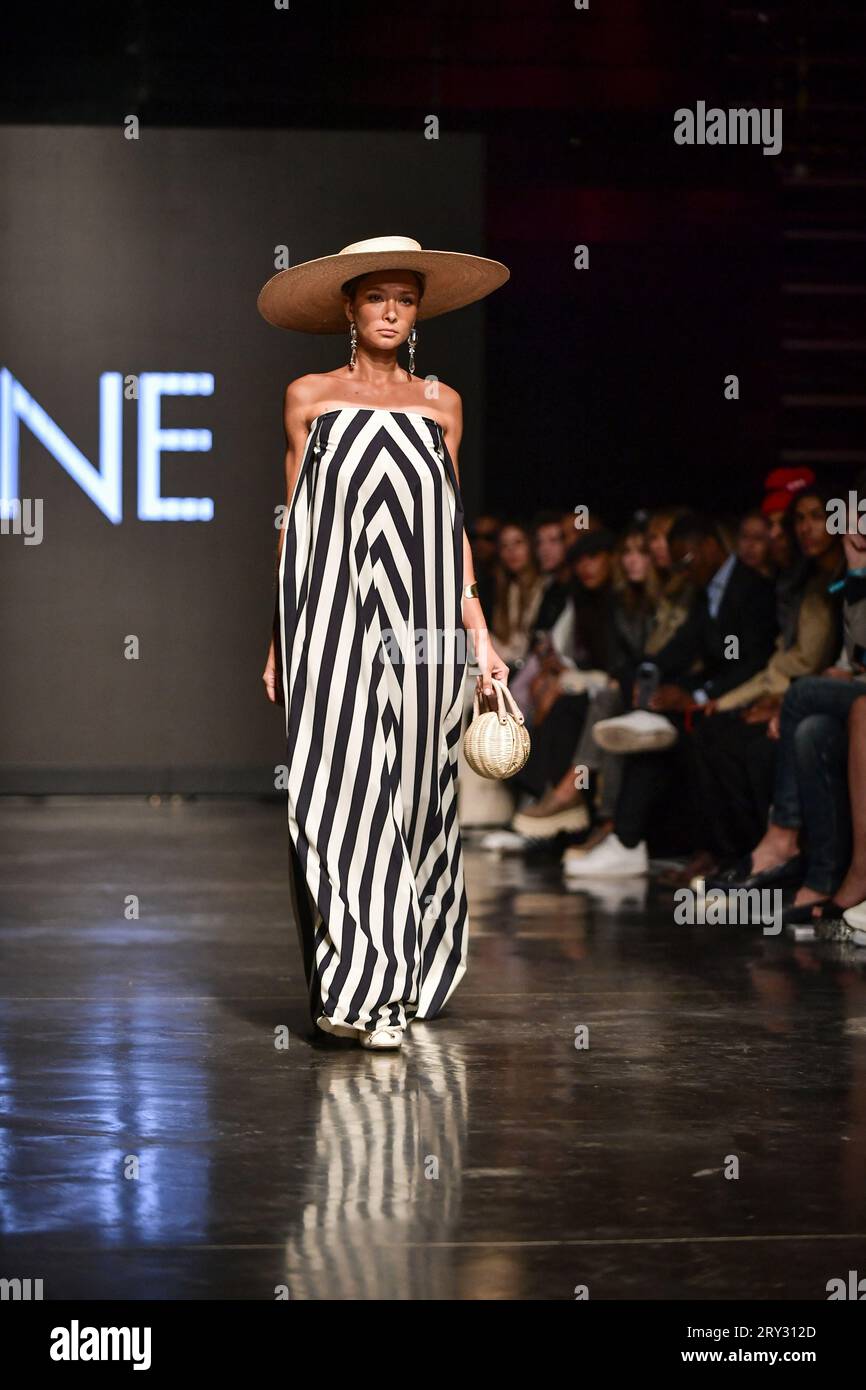 Paris, France. 28th Sep, 2023. A model walks the runway during the show ...