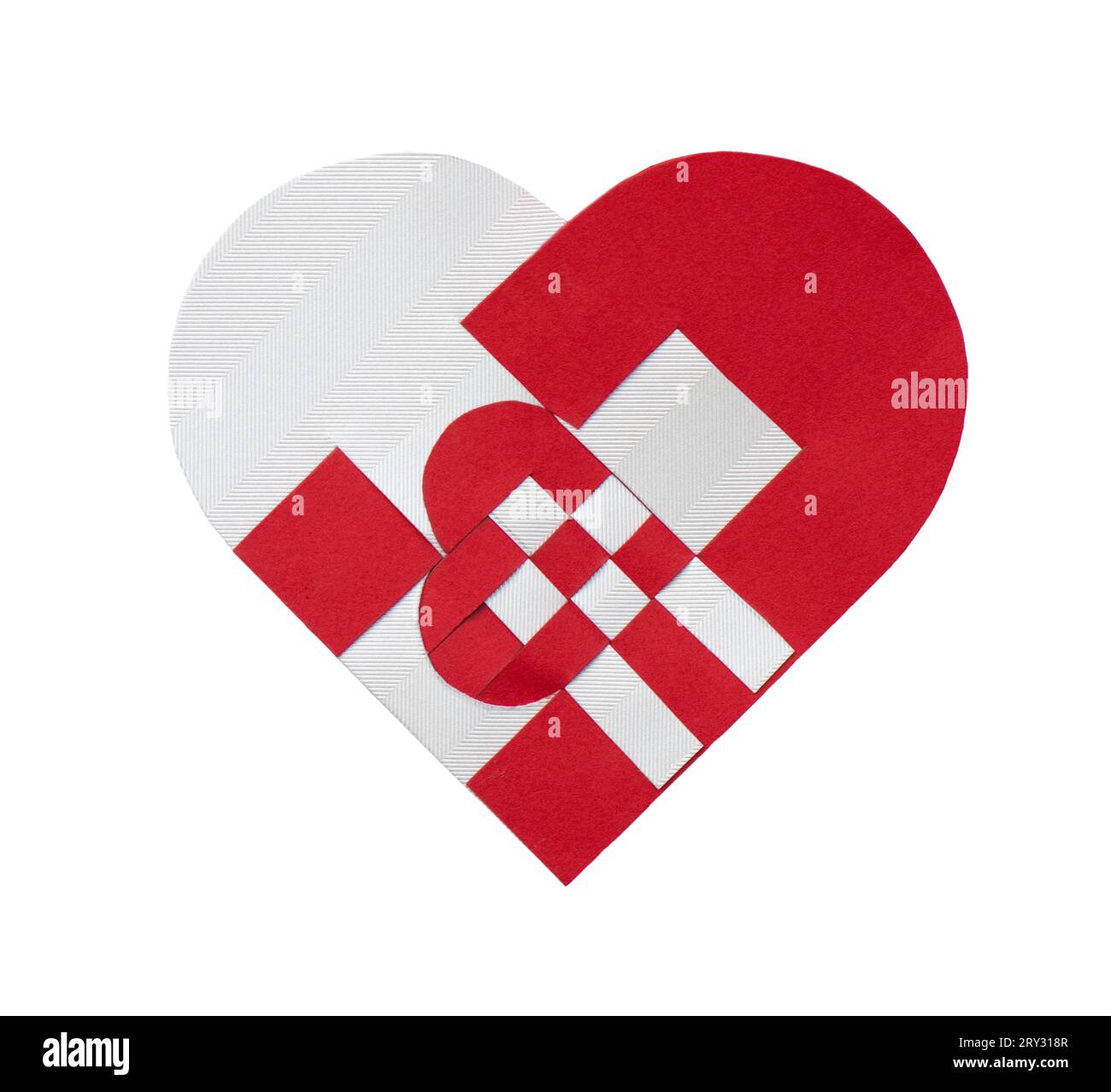 typical danish christmas decoration made of paper Stock Photo - Alamy