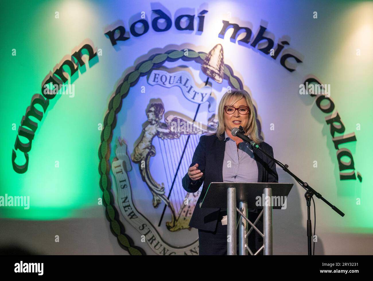 First Minister Elect, Michelle O'Neill, speaking during the official ...