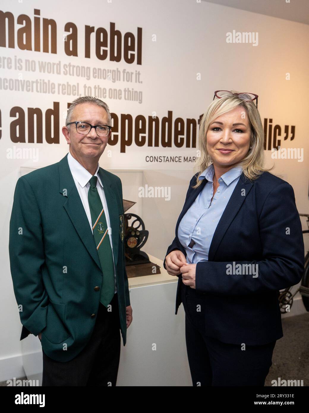 First Minister Elect, Michelle O'Neill with Director of the Roddy ...