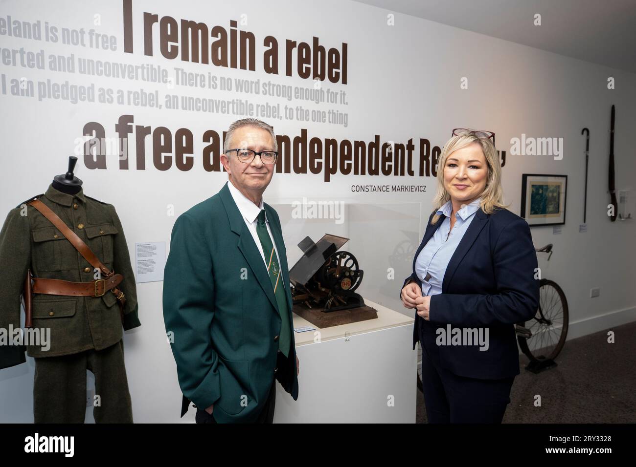 First Minister Elect, Michelle O'Neill with Director of the Roddy ...