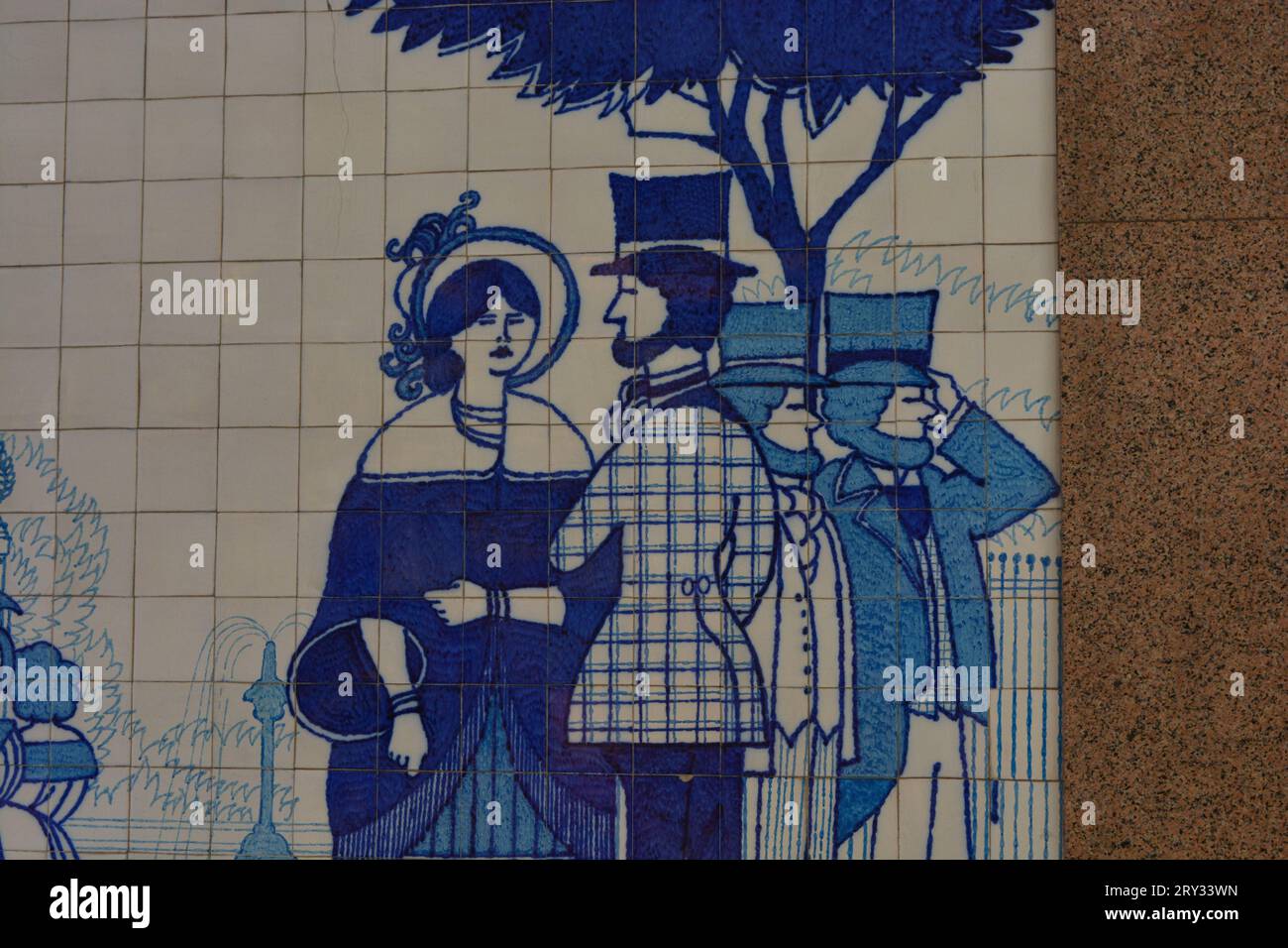 Portuguese Tile Work Stock Photo - Alamy