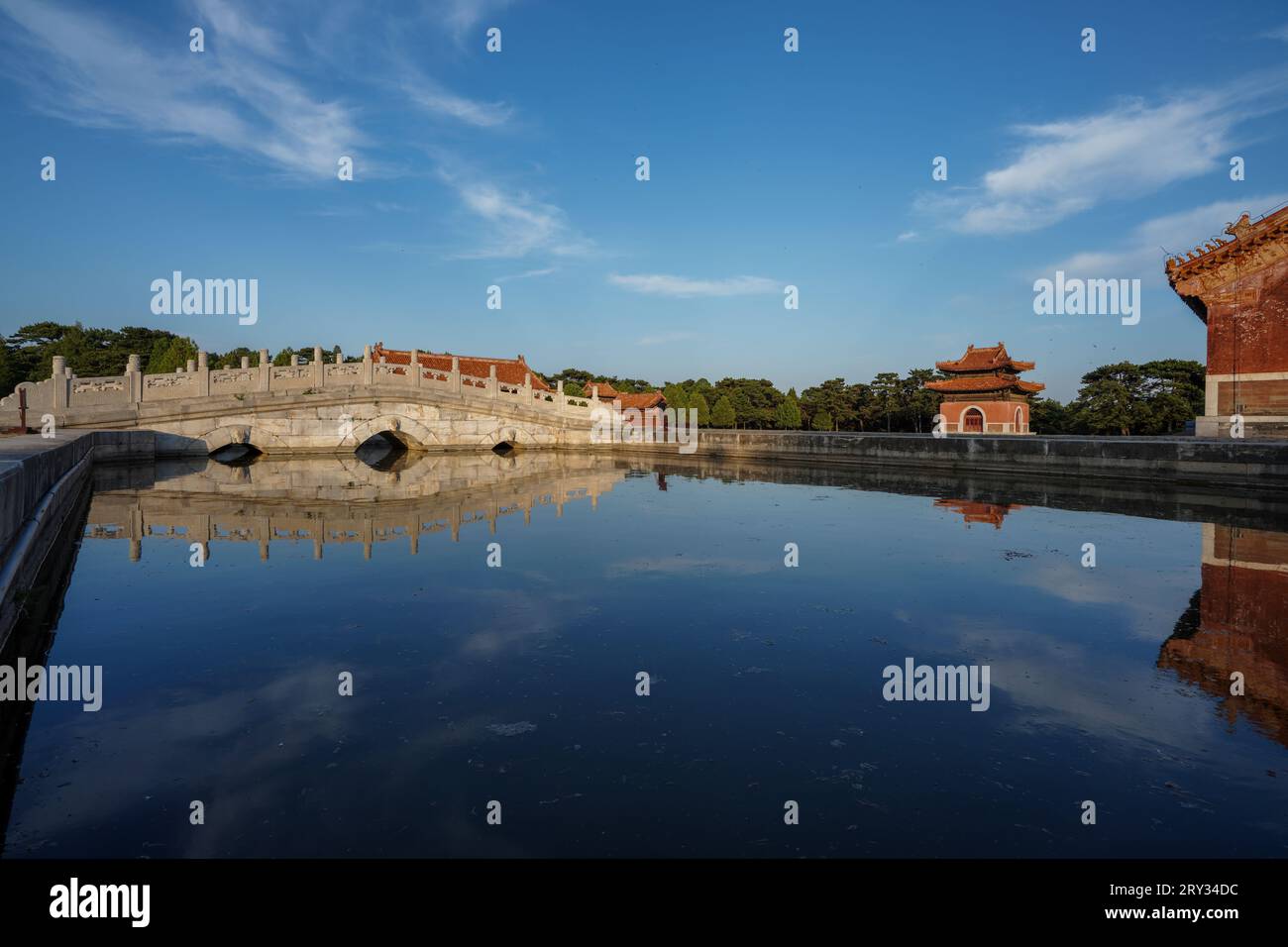 Zunhua City, China - May 13, 2023: Sanlu Sankong Stone Bridge is ...