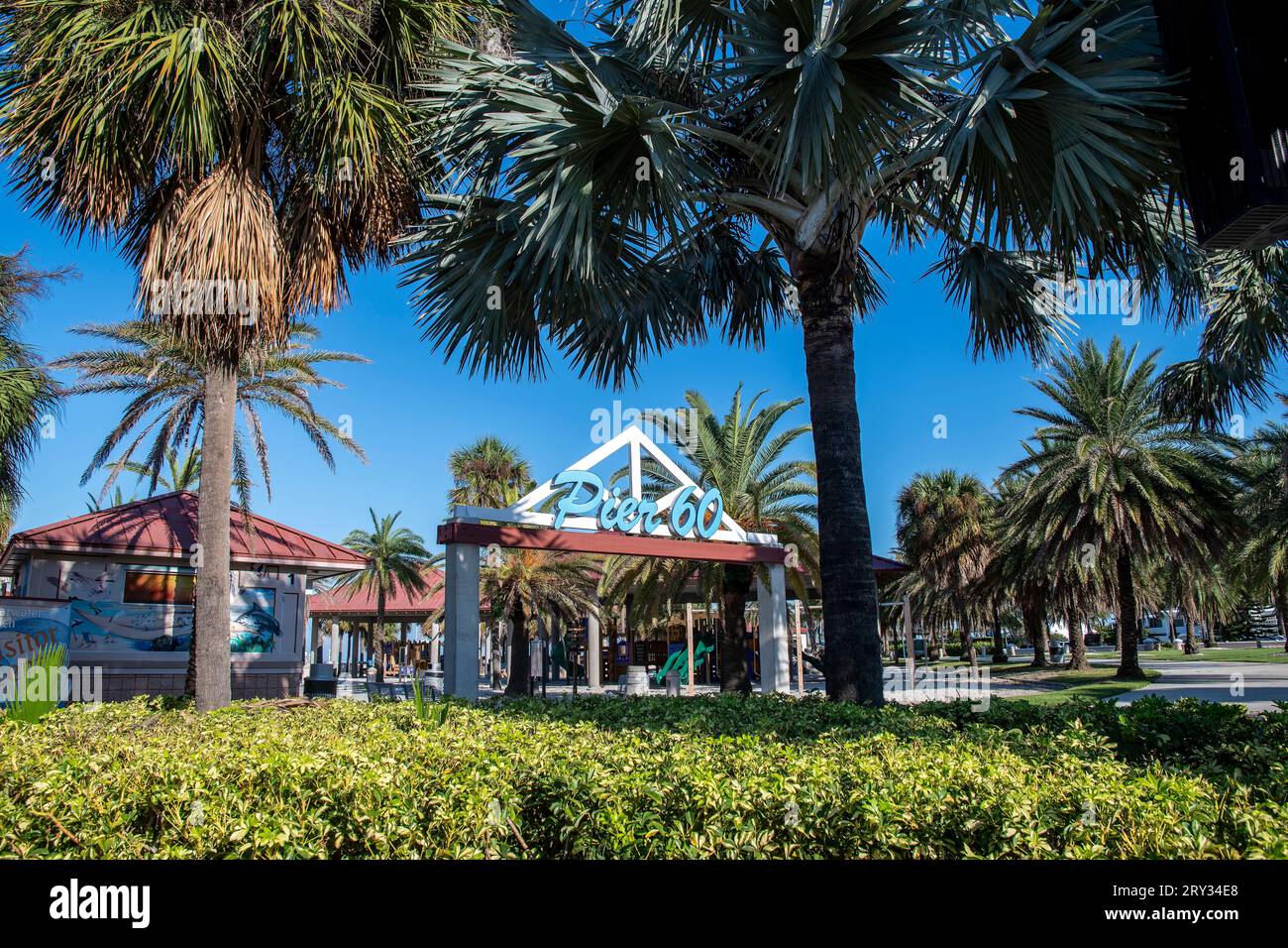 Clearwater Beach includes a resort area and a residential area on a ...
