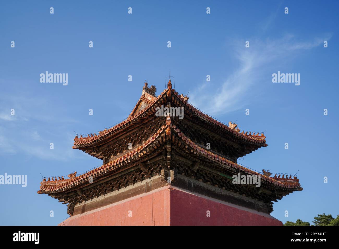 Zunhua City, China - May 13, 2023: The landscape of Chinese classical ...