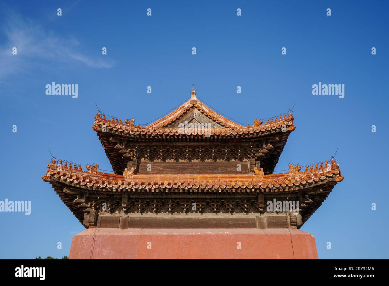 Zunhua City, China - May 13, 2023: The landscape of Chinese classical ...