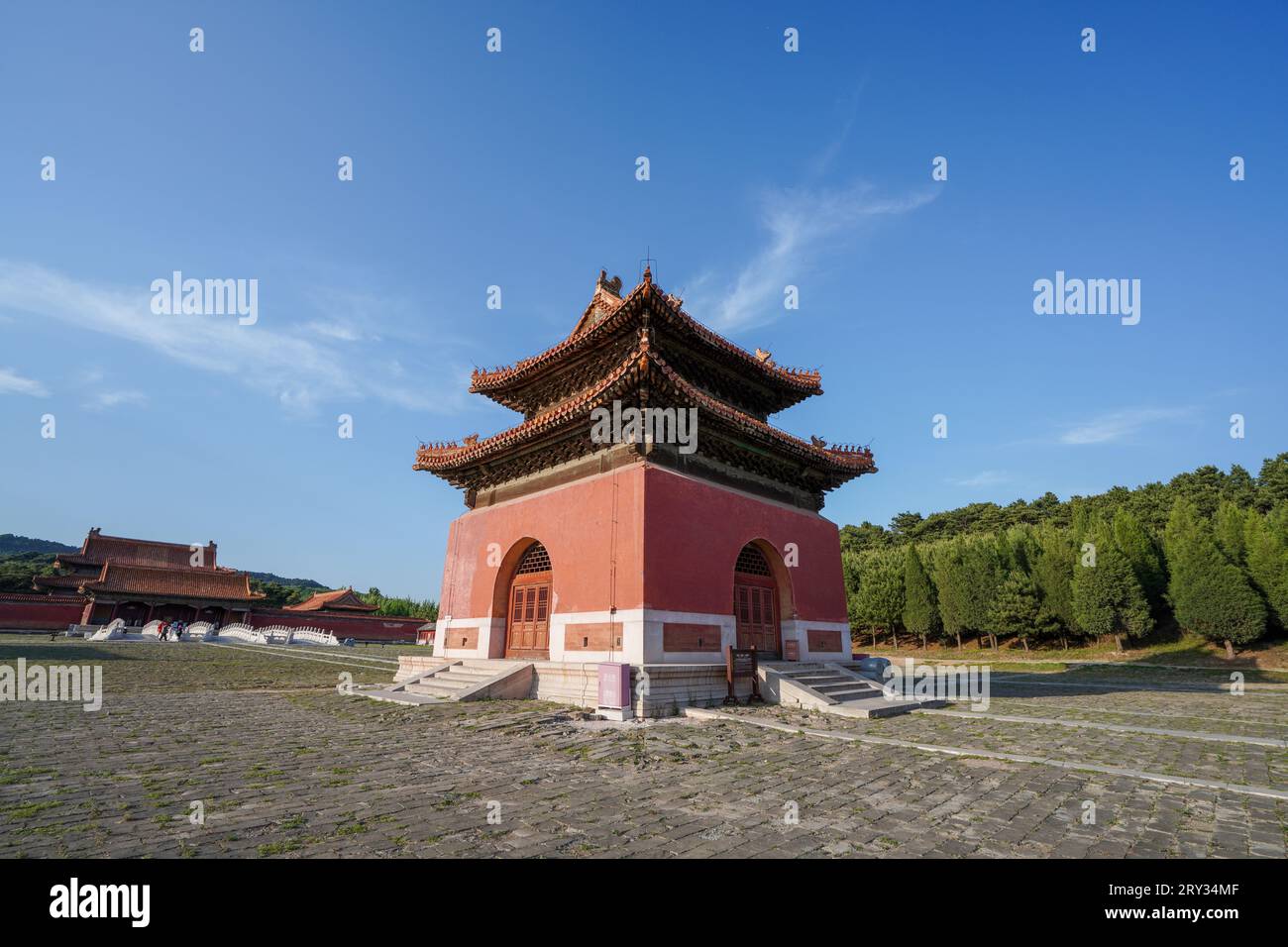Zunhua City, China - May 13, 2023: The landscape of Chinese classical ...