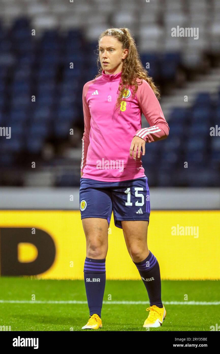 KELLY CLARK, professional football player, playing for the Scotland ...