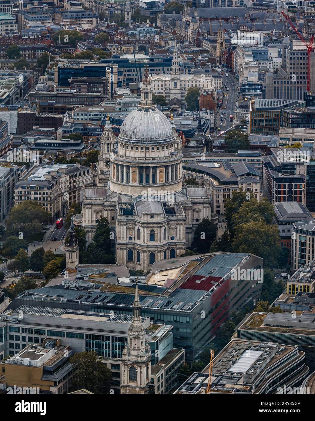 The view of St. Paul's catheral from the Horizon 22 building on ...