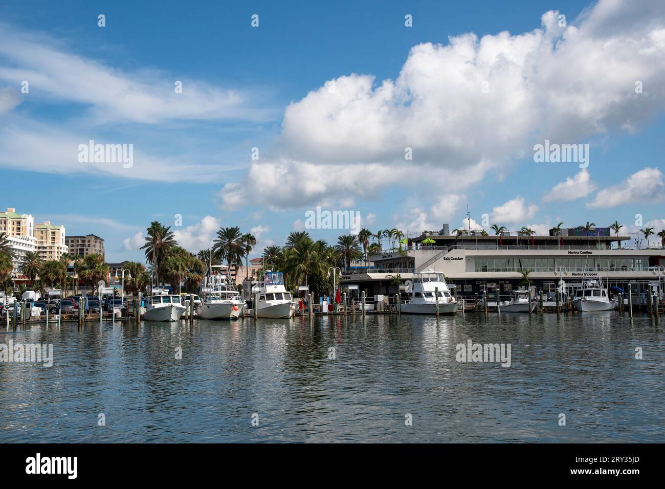 Clearwater Beach includes a resort area and a residential area on a ...