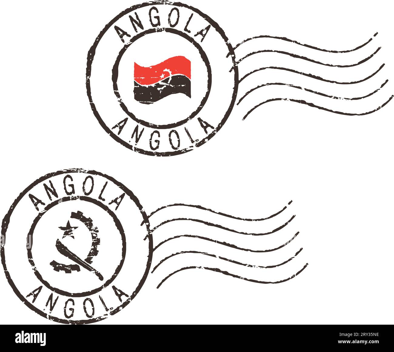 Postage stamp angola hi-res stock photography and images - Alamy