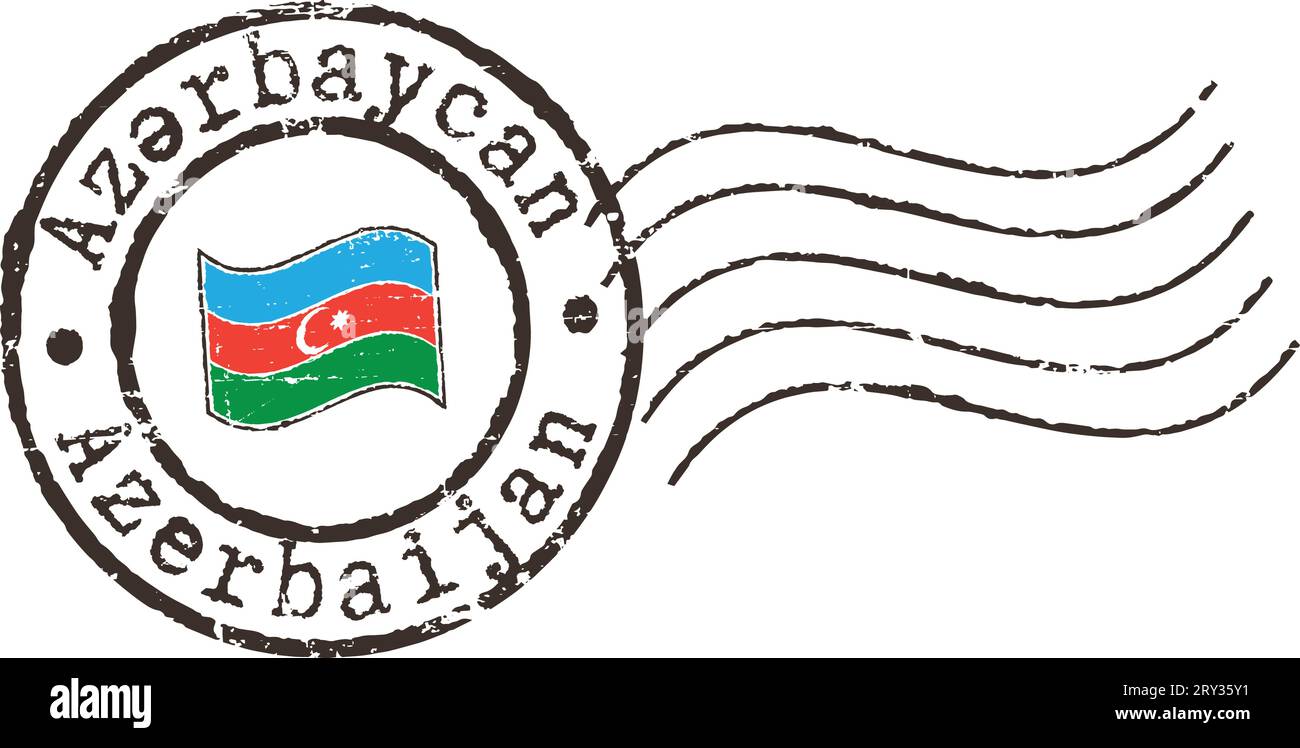Postage stamp azerbaijan Stock Vector Images - Alamy