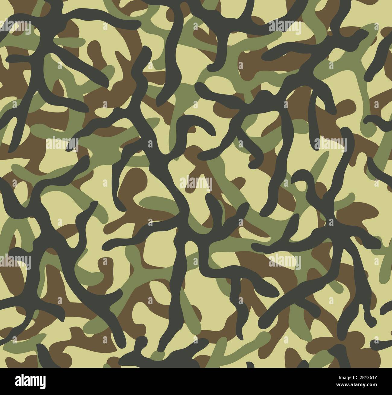 Camouflage seamless pattern.Branched shapes Stock Vector Image & Art ...