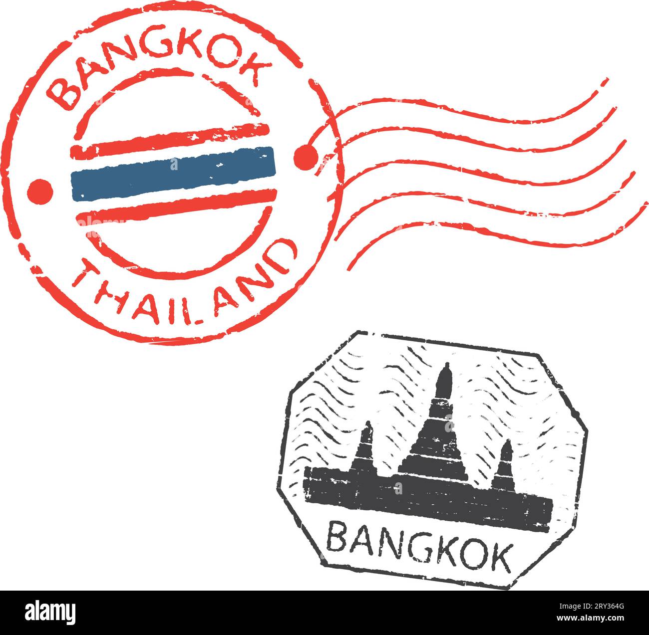 Postage stamp thailand hi-res stock photography and images - Alamy