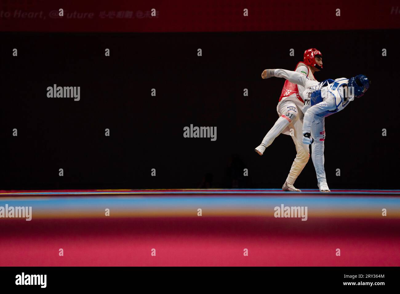 CORRECTS DAY AND DATE - Iran's Salimi Arian and Taiwan's Lee Meng En ...