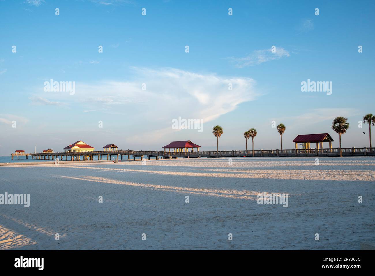 Clearwater Beach includes a resort area and a residential area on a ...