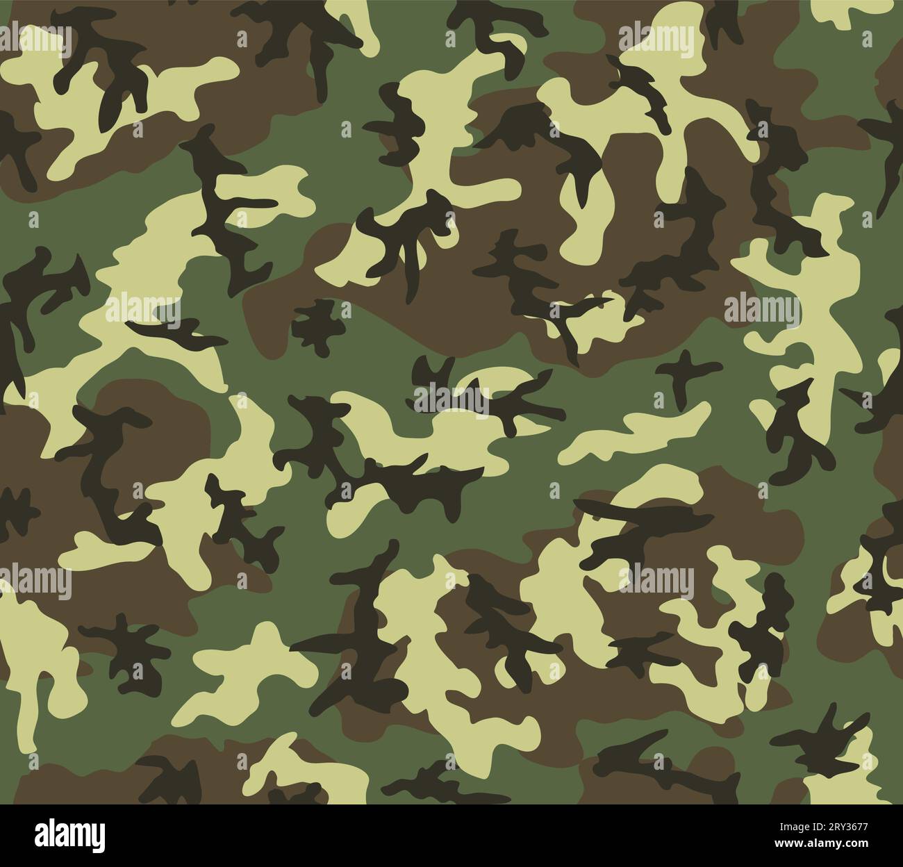 Camouflage seamless pattern. Woodland style Stock Vector Image & Art ...