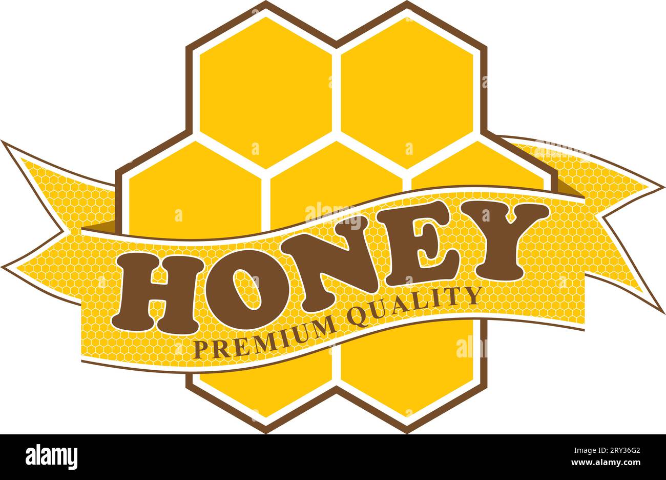 Honey quality product design Stock Vector Images - Alamy