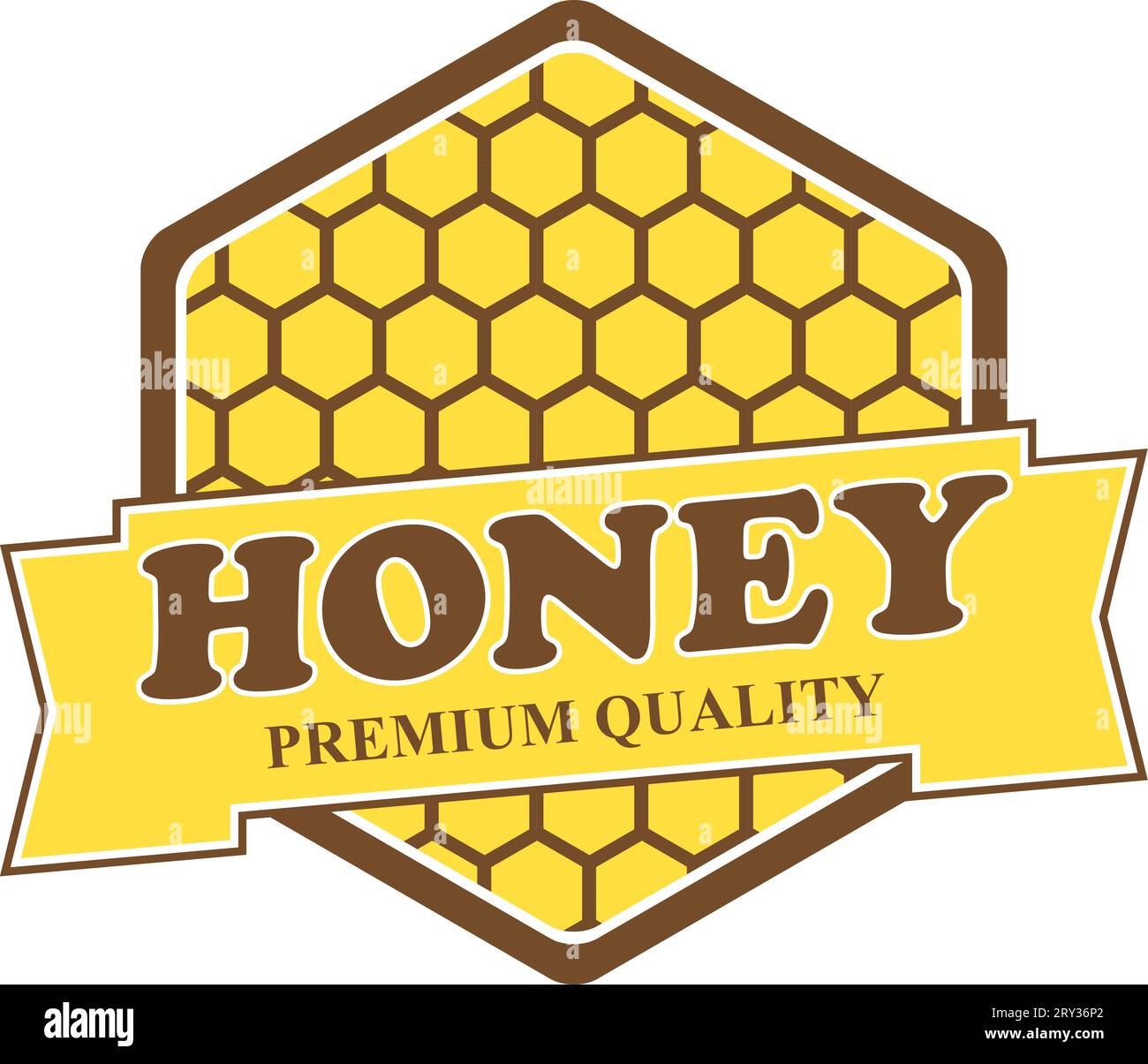 Honey quality product design Stock Vector Images - Alamy